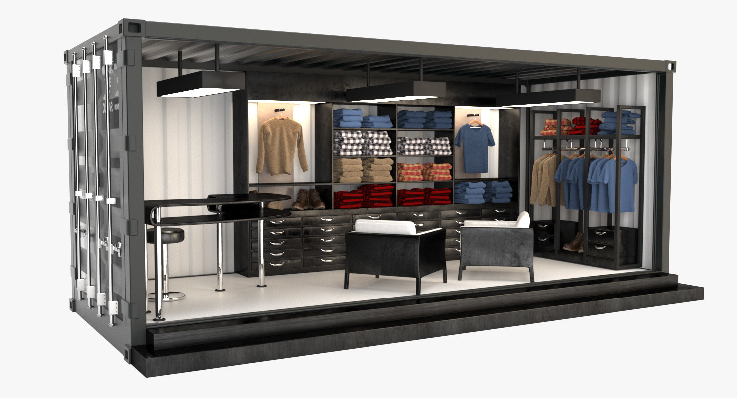 3D container store - TurboSquid 1230247