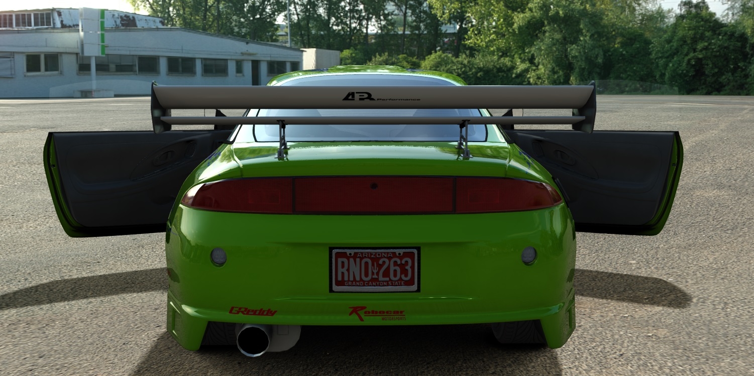 Mitsubishi eclipse 1995 f model - TurboSquid 1230358