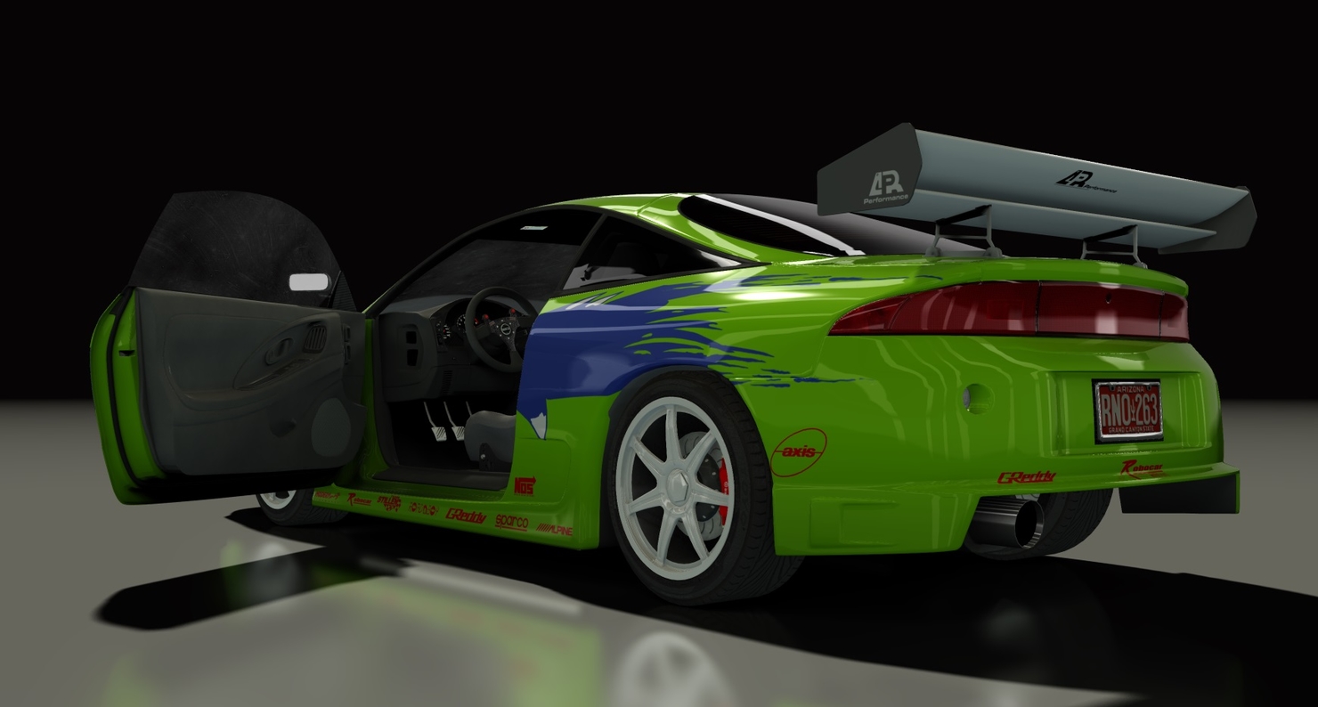 Mitsubishi eclipse 1995 f model - TurboSquid 1230358