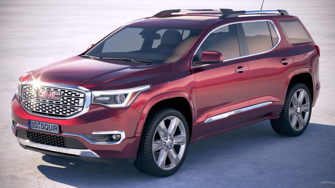 Gmc acadia 2017 3D model - TurboSquid 1230458