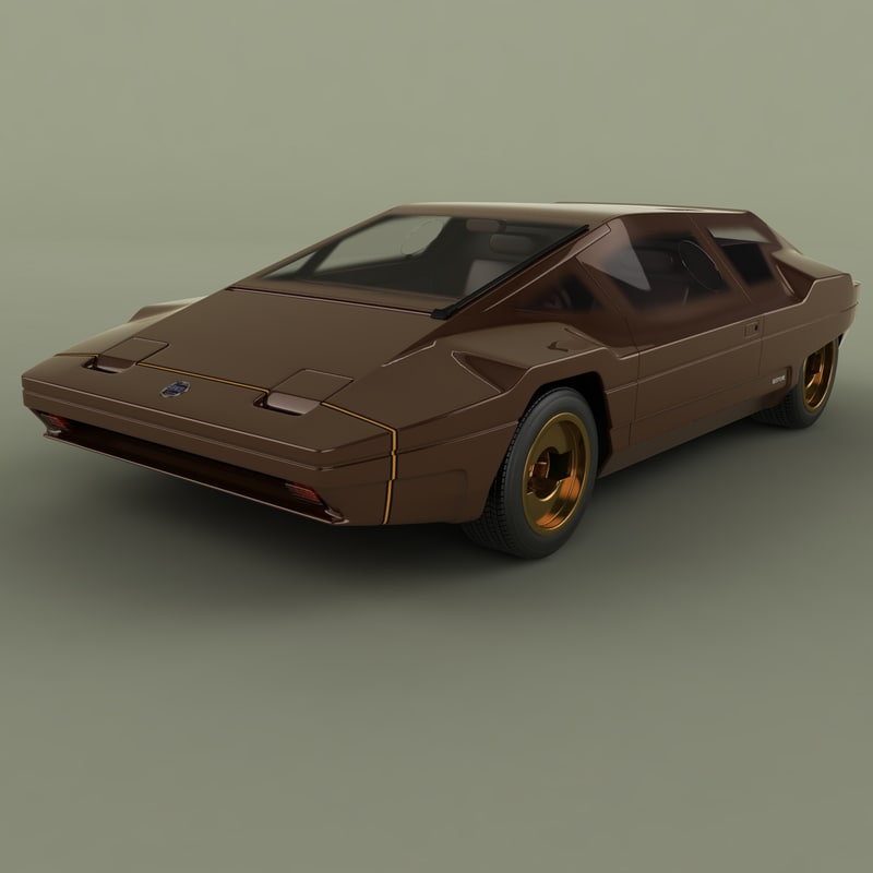 1978 lancia sibilo 3D model - TurboSquid 1230475