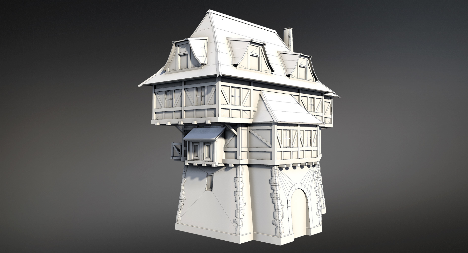 Medieval fantasy house 3D model - TurboSquid 1230538
