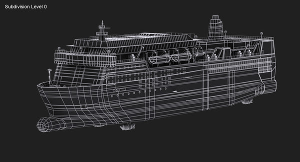 3D model car ferry - TurboSquid 1230561