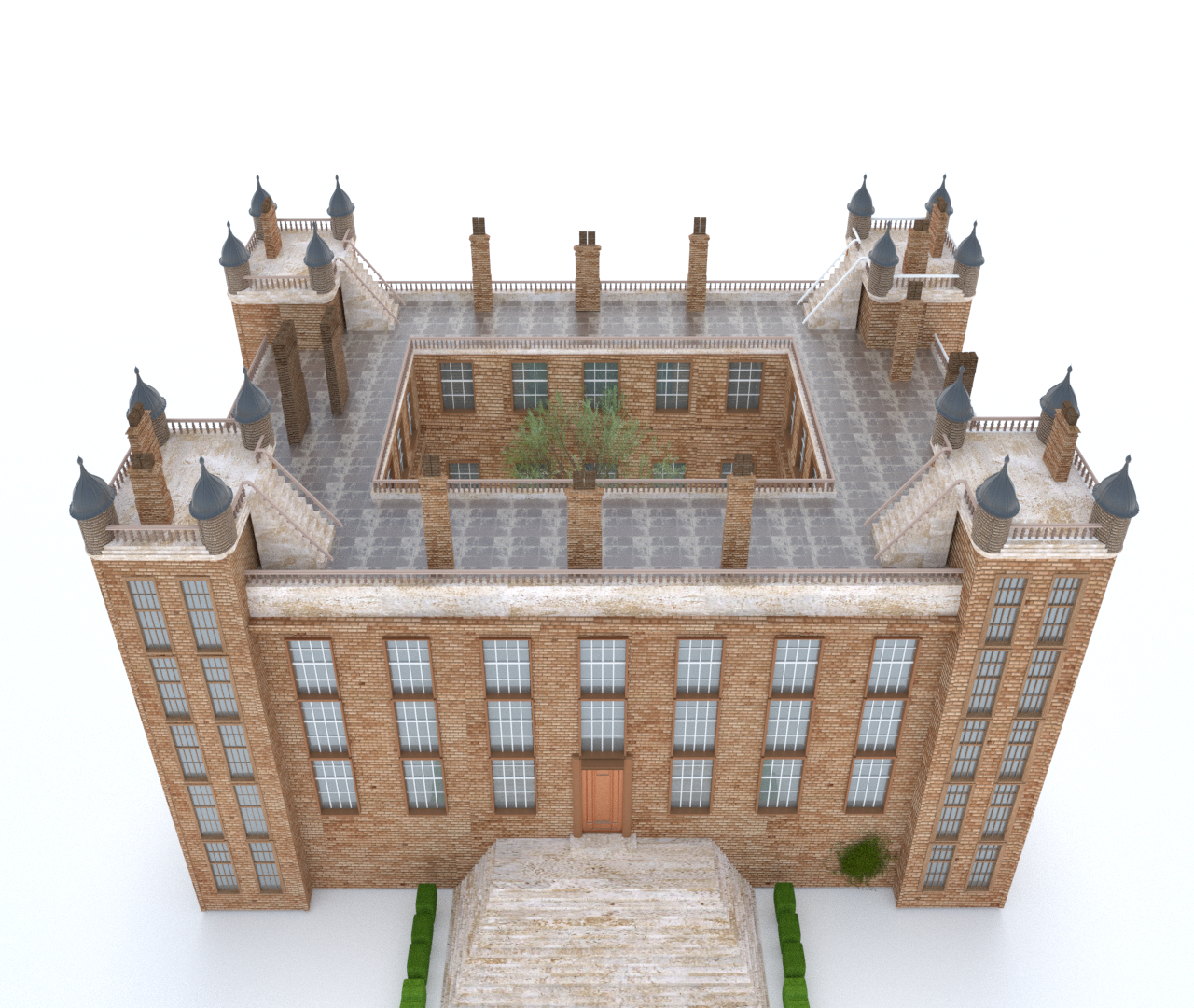 Building brick 3D model - TurboSquid 1230565