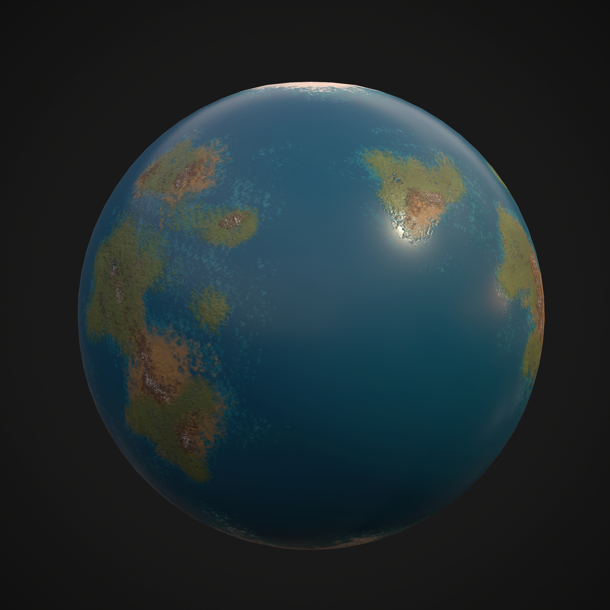 Stylized planets 02 3D model - TurboSquid 1230623