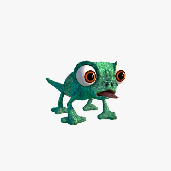 Lizard cartoon character 3D model - TurboSquid 1230679