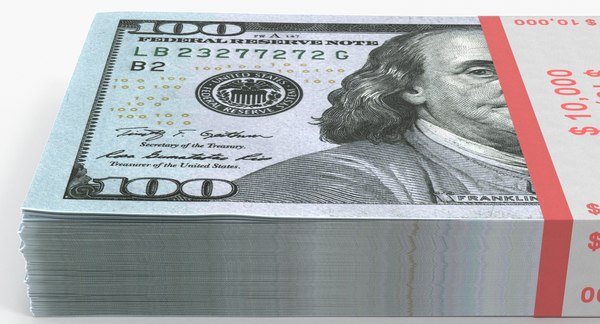 New 100 dollar bills 3D - TurboSquid 1230790