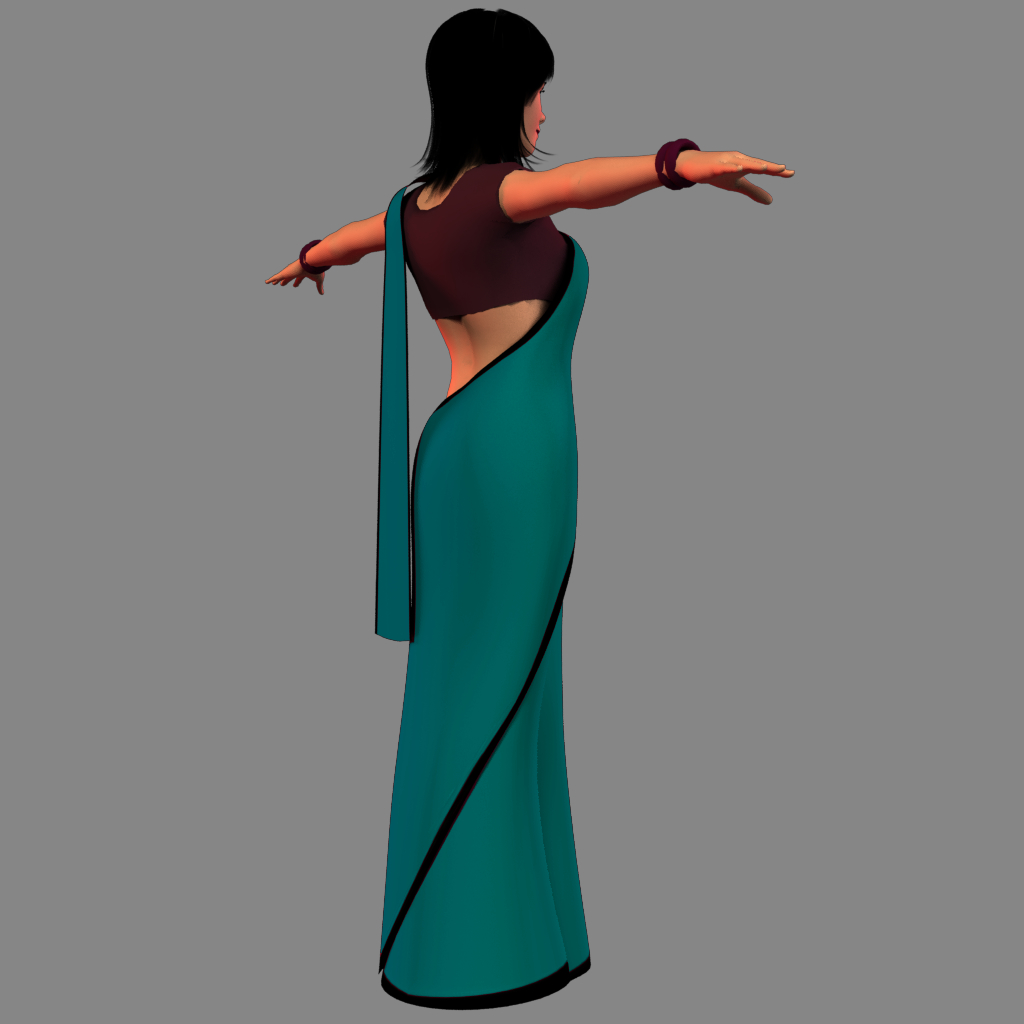 3D indian girl model - TurboSquid 1230837