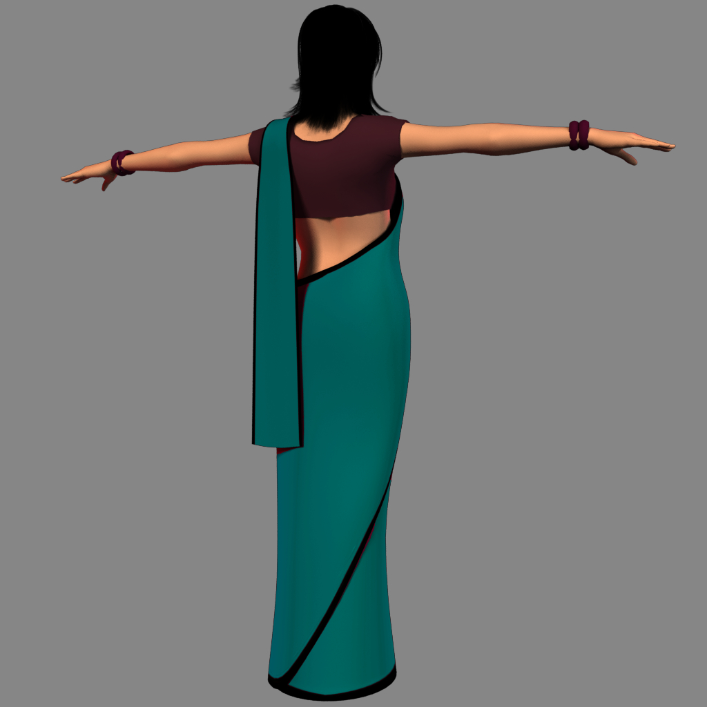 3D indian girl model - TurboSquid 1230837