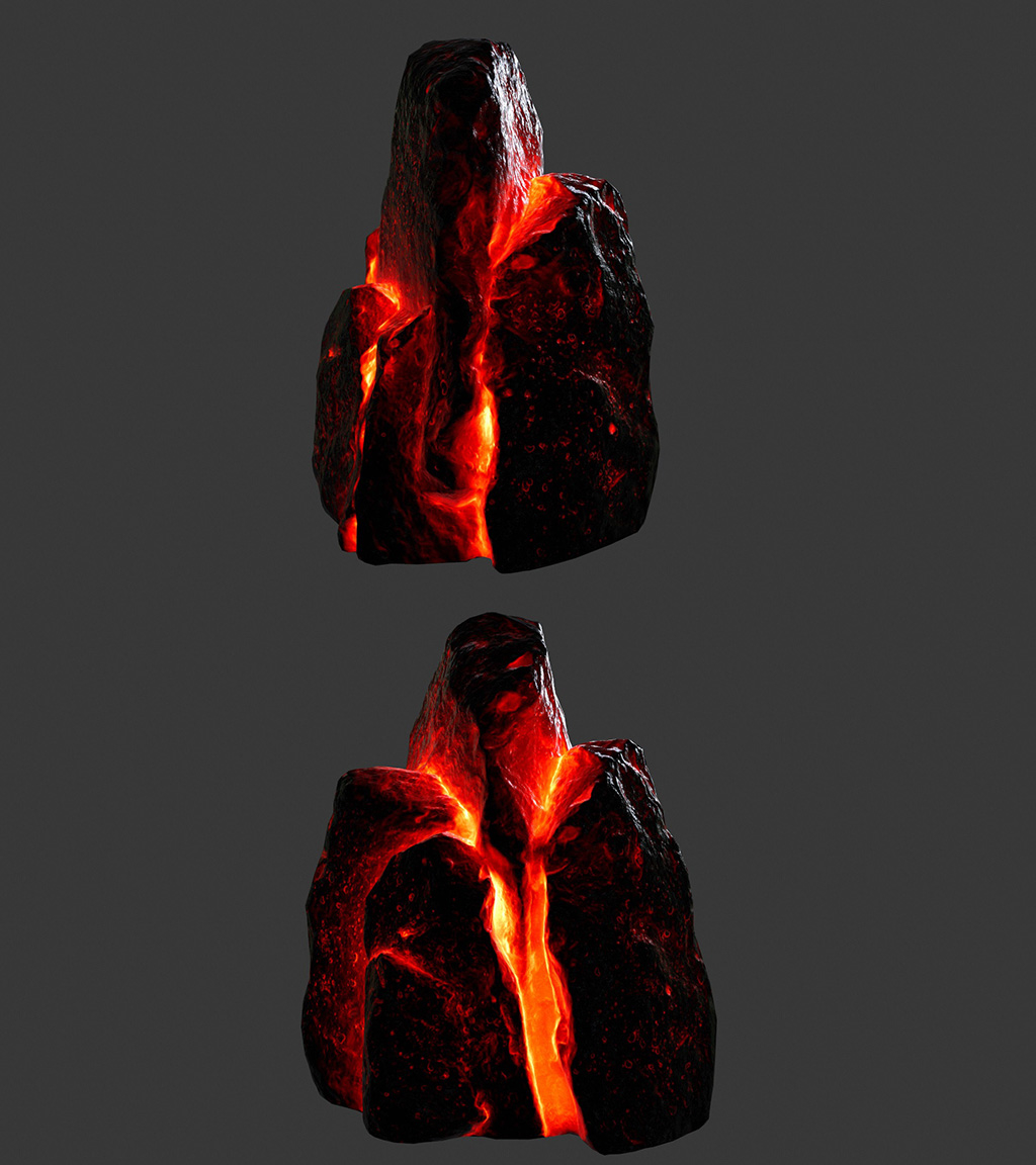 Lava rock model - TurboSquid 1230864