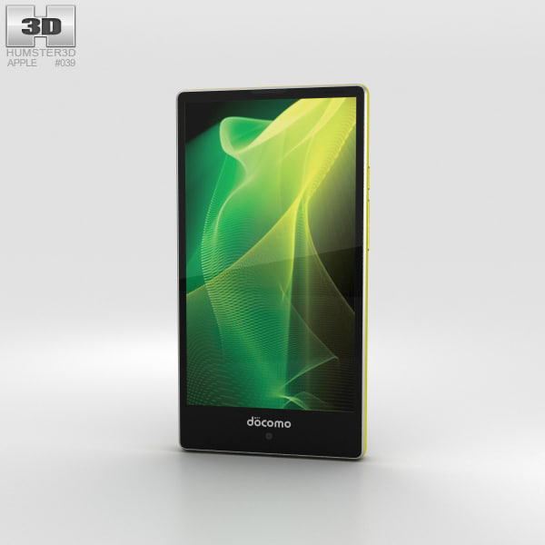 Sharp Aquos Compact SH-02H黄色/银色3D模型 - TurboSquid 1230920