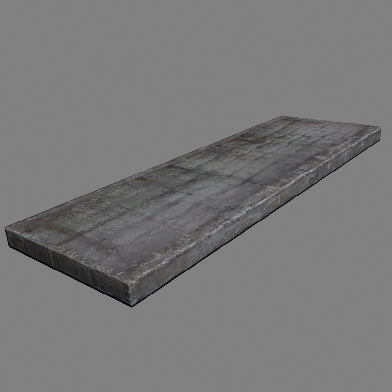 Concrete slab 3D - TurboSquid 1231074