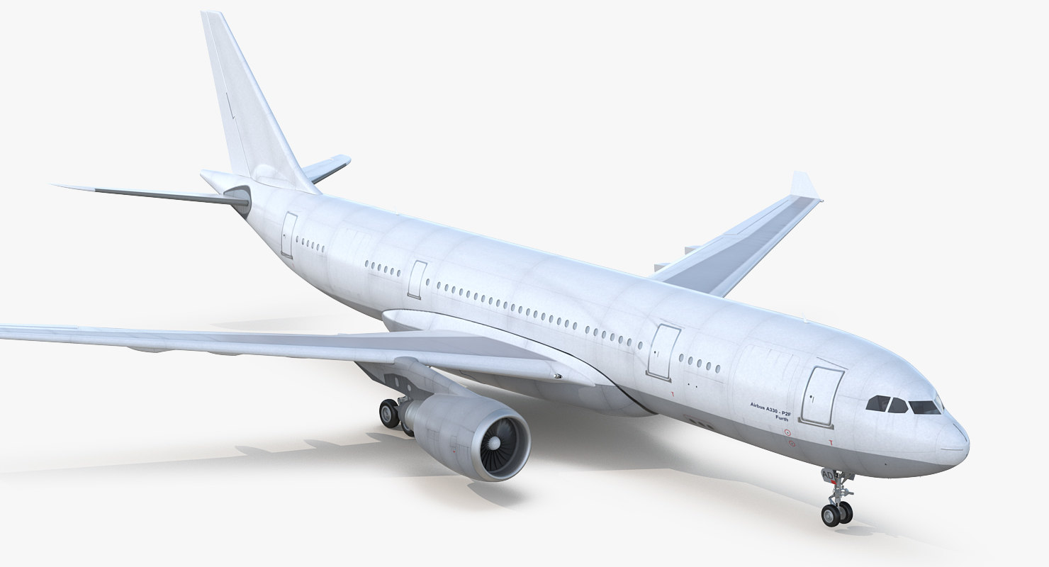 Airbus a330 p2f generic 3D model - TurboSquid 1231292