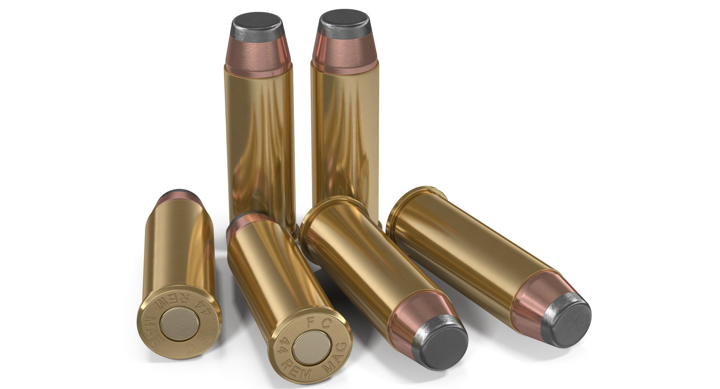 3D cartridges 44 magnum - TurboSquid 1231493