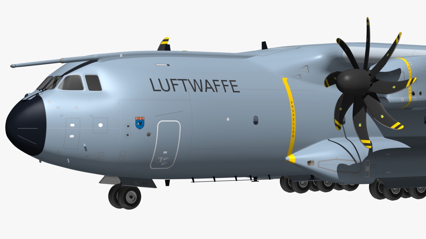 Airbus a400m luftwaffe 3D model - TurboSquid 1231542