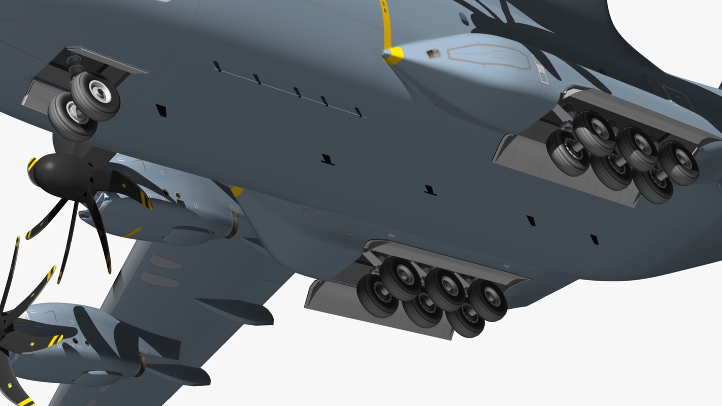 Airbus a400m luftwaffe 3D model - TurboSquid 1231542
