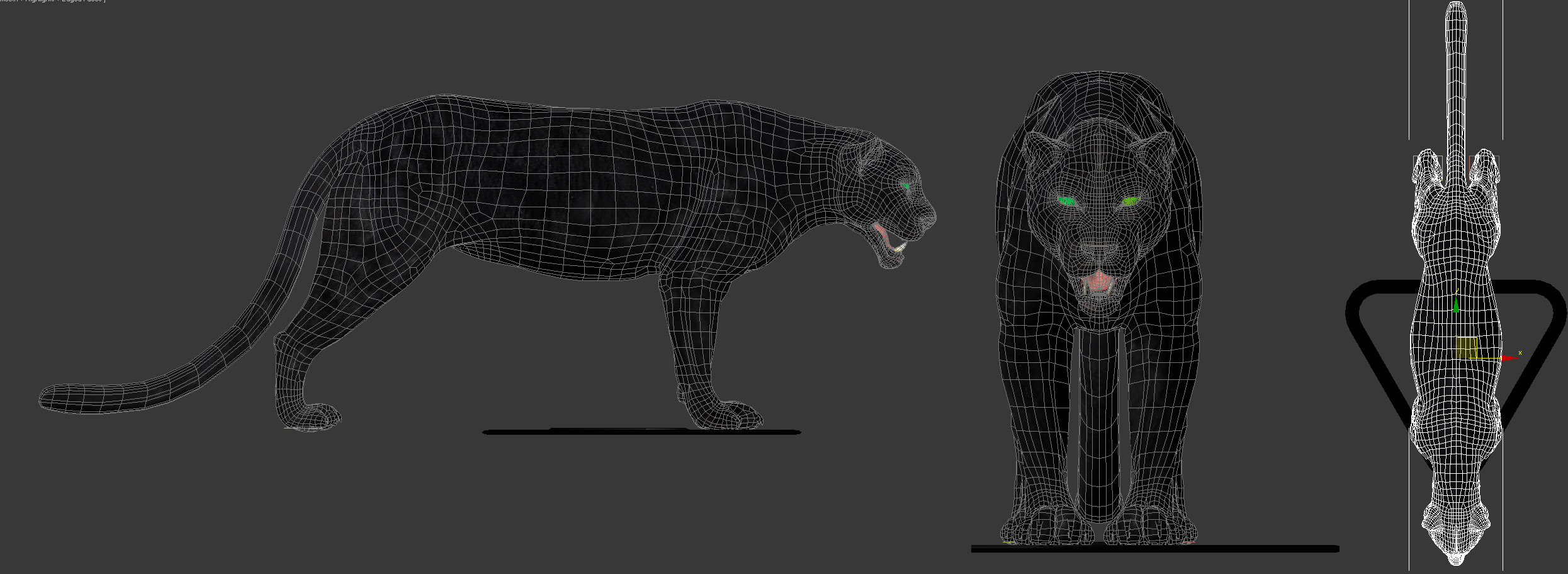 3D model black panther - TurboSquid 1231544
