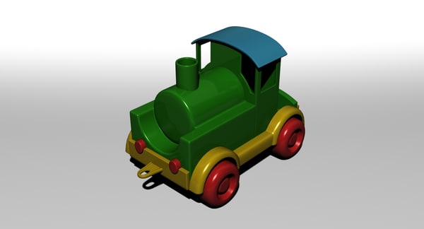 Toy Train 3D Models for Download | TurboSquid