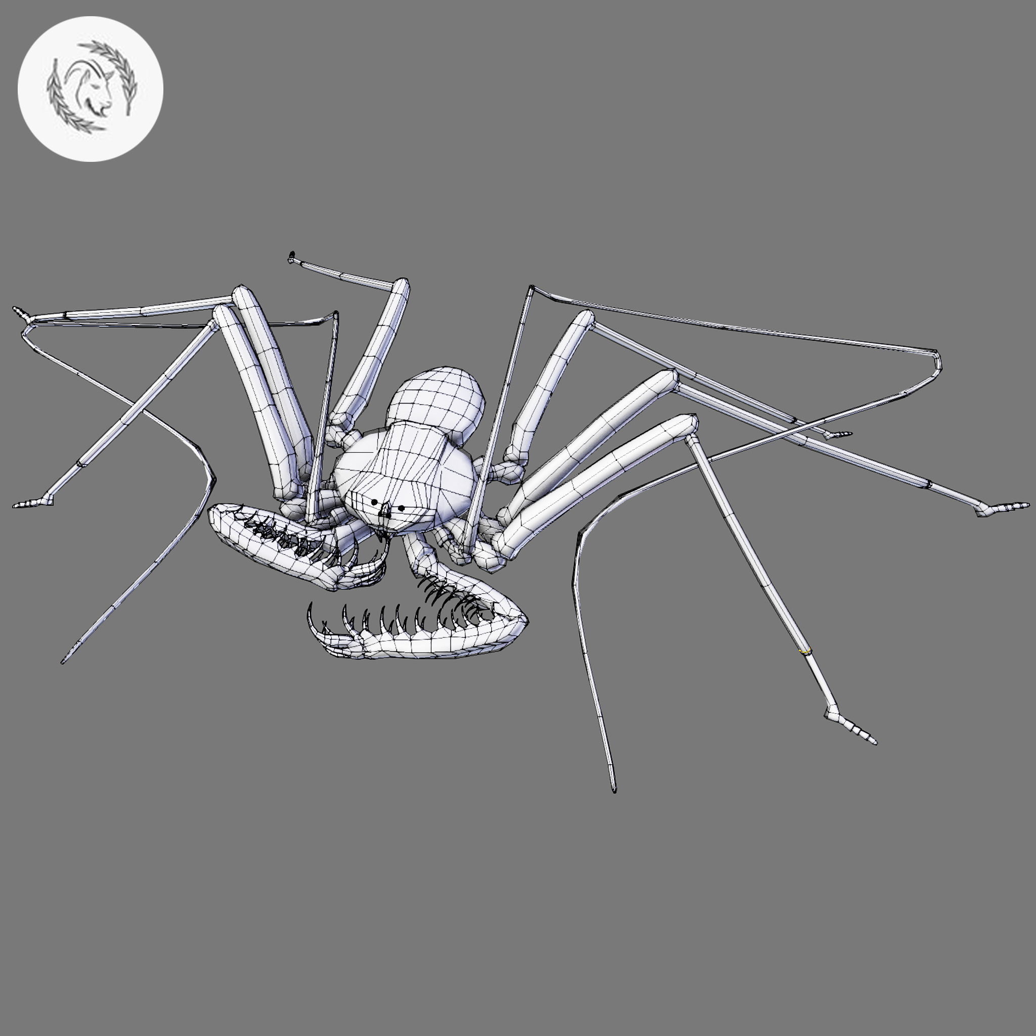 3D whip spider - TurboSquid 1231709