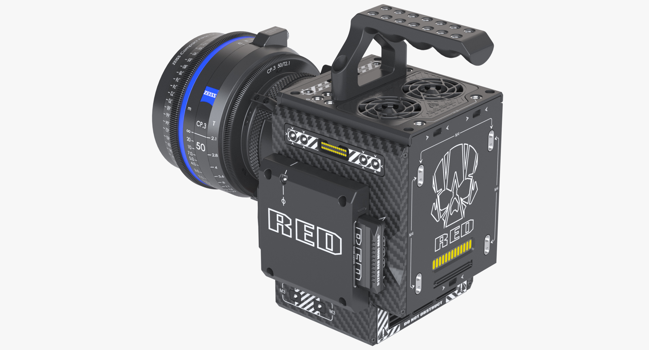 3D red weapon monstro camera model - TurboSquid 1231736