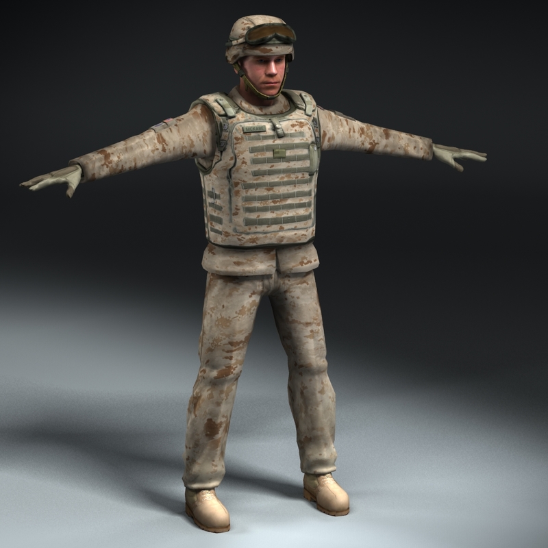 3D military soldiers model - TurboSquid 1231910