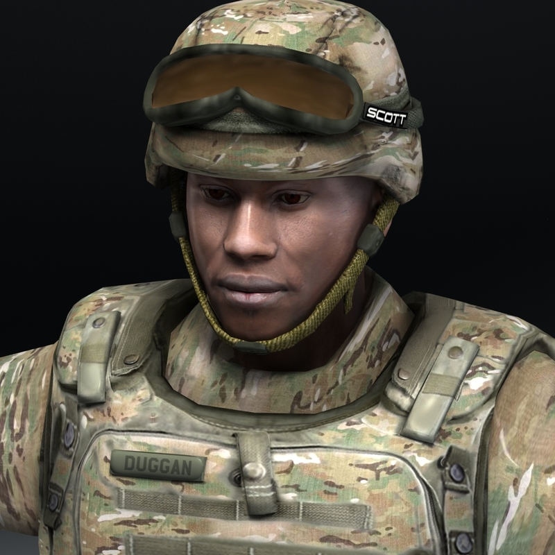 3D military soldiers model - TurboSquid 1231910