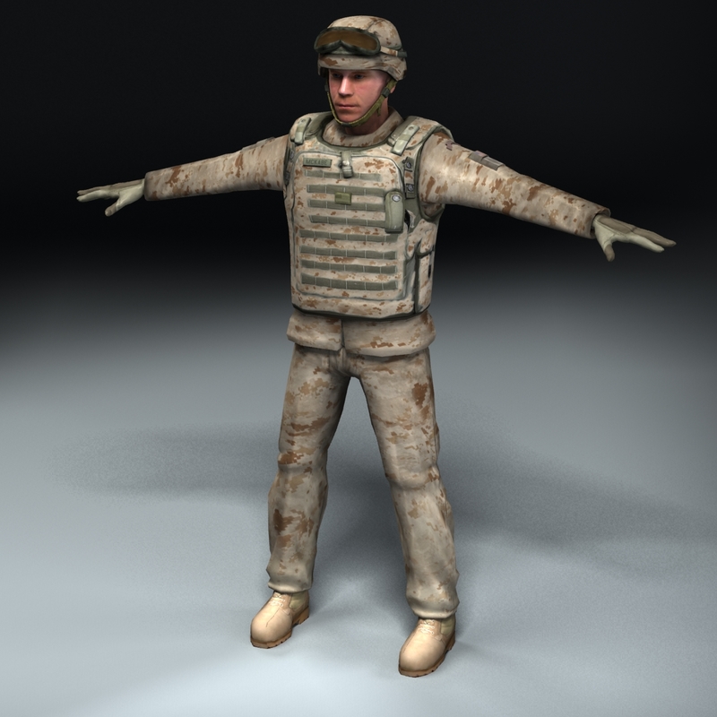 3D military soldiers model - TurboSquid 1231910