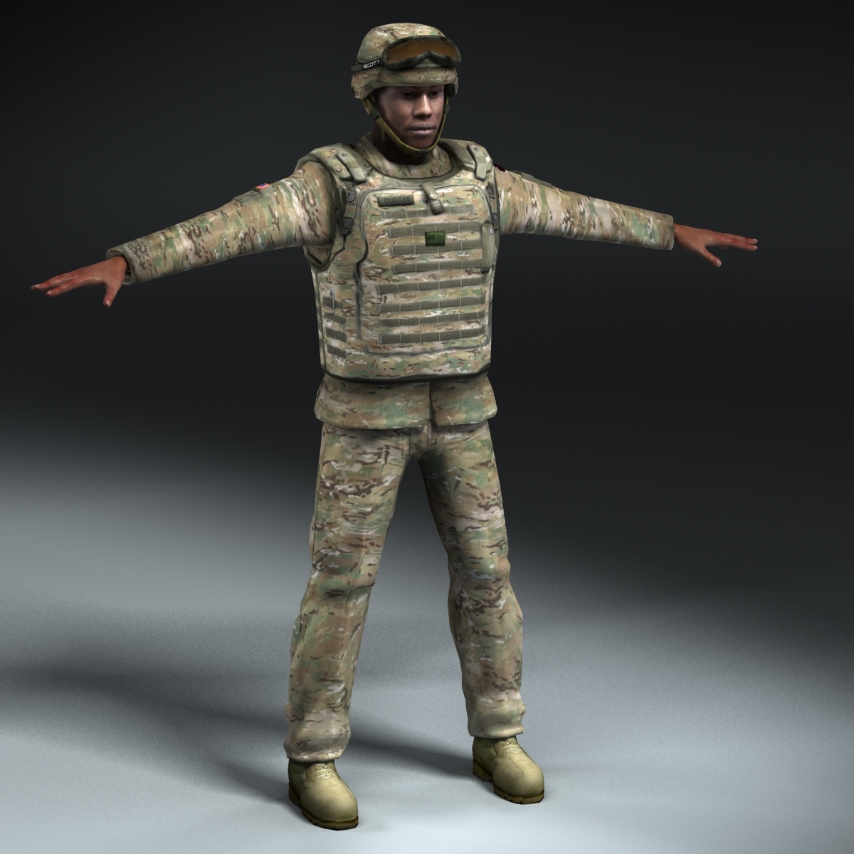 3D military soldiers model - TurboSquid 1231910