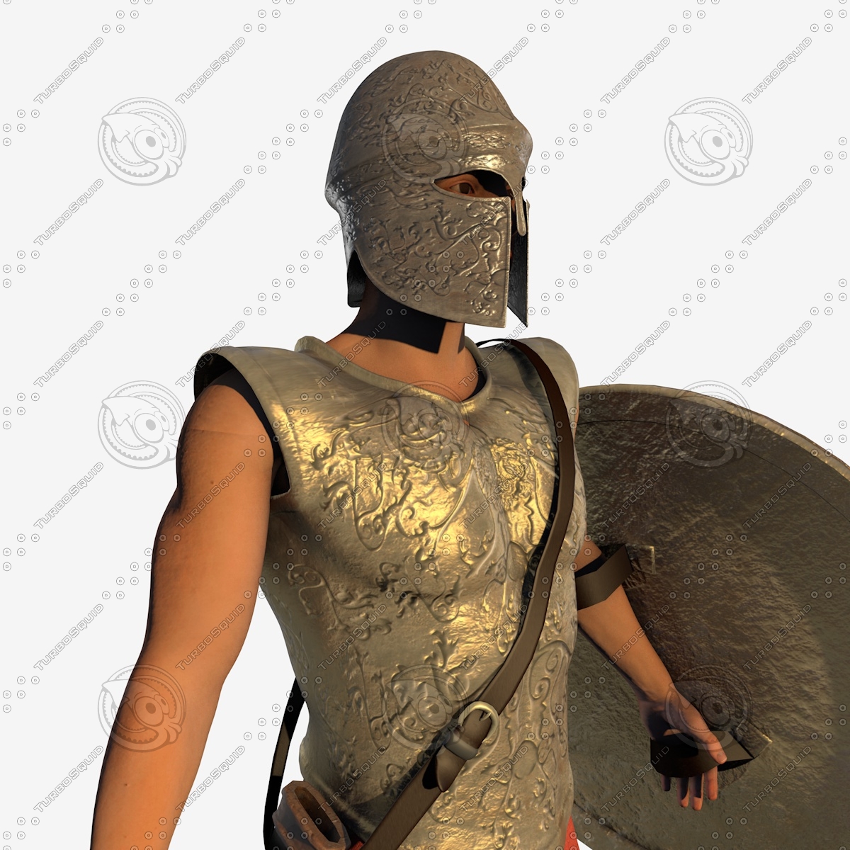 3D warrior ancient model - TurboSquid 1231925