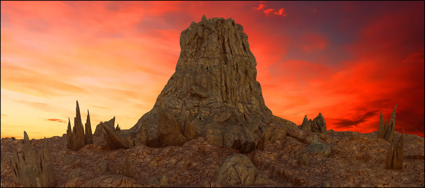 3D volcan volcano model - TurboSquid 1231958