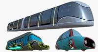 3D shuttle bus model - TurboSquid 1666786