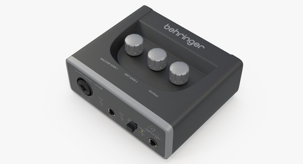 Usb behringer u-phoria um2 3D model - TurboSquid 1231970