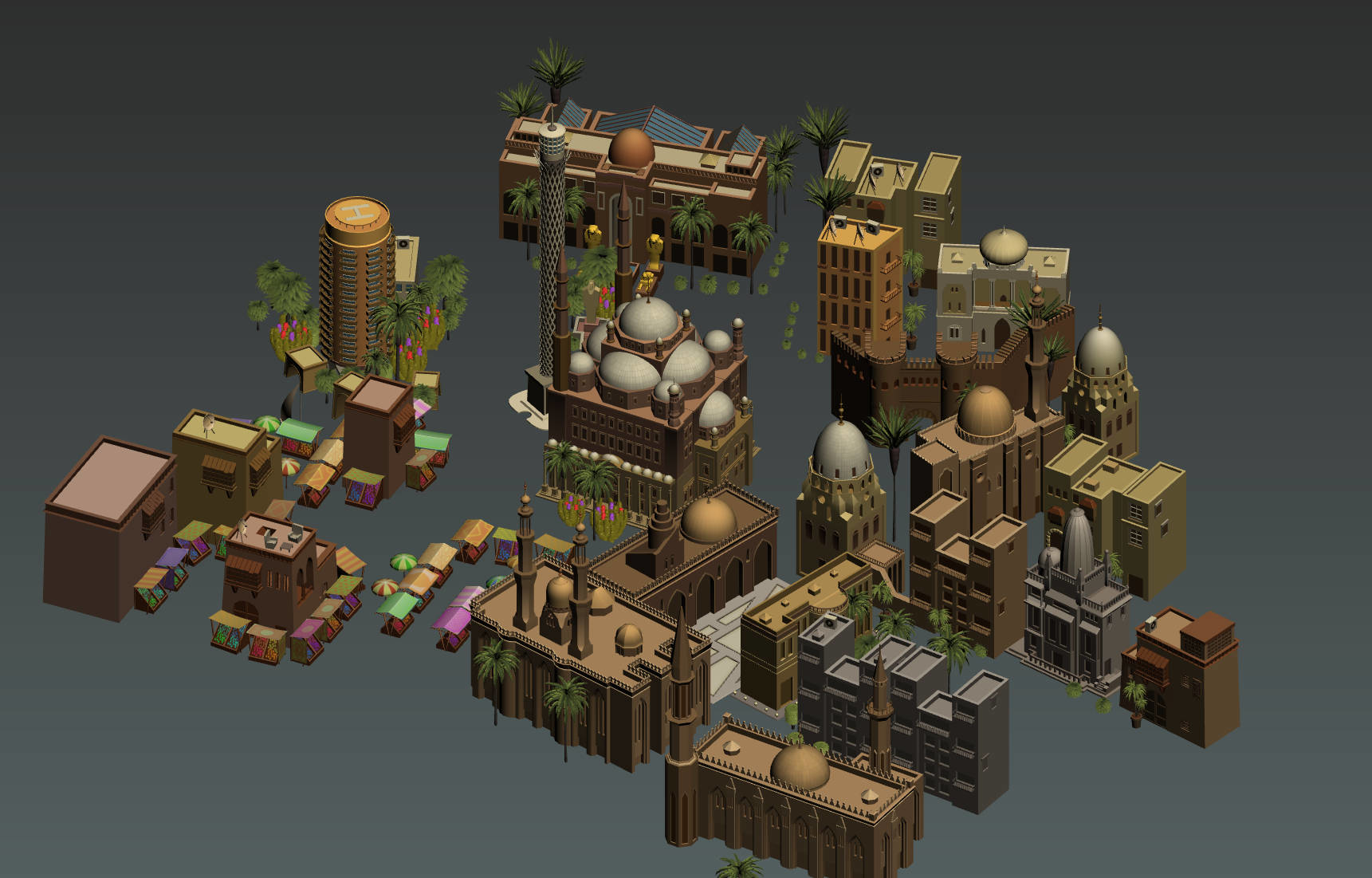 3D arab cairo model - TurboSquid 1232052