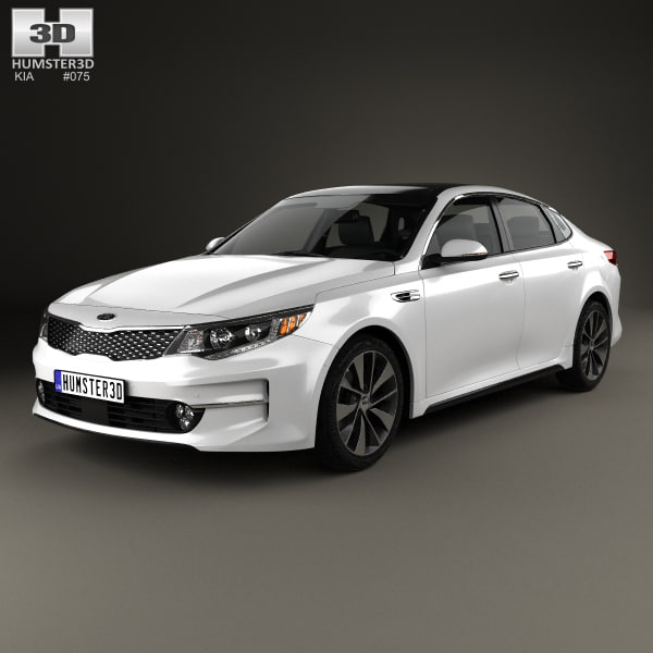 起亚K5 MX采用HQ内饰20163D模型 - TurboSquid 1232071