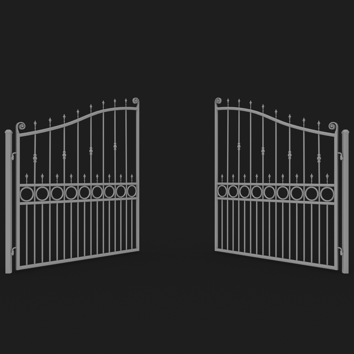 Gates animation model - TurboSquid 1232162