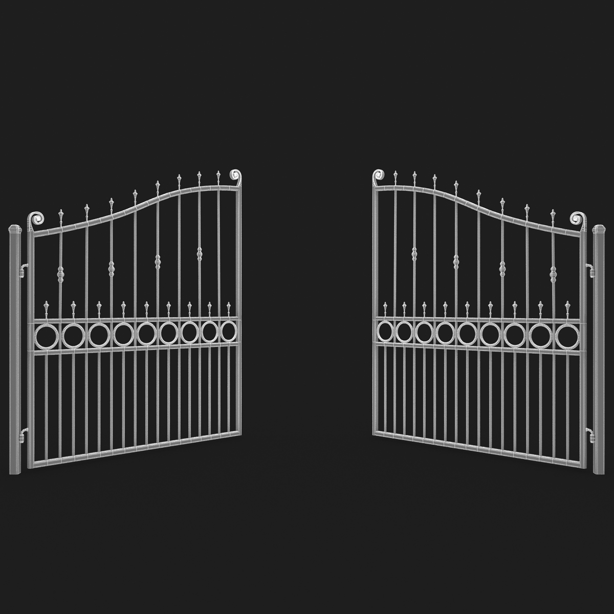Gates animation model - TurboSquid 1232162