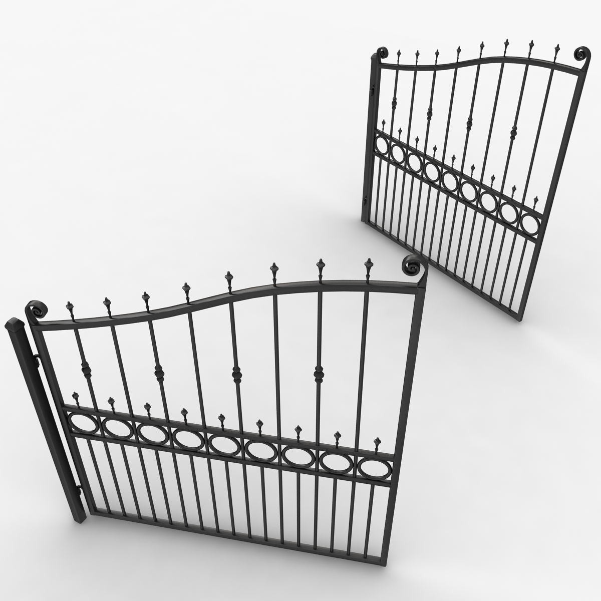 Gates animation model - TurboSquid 1232162
