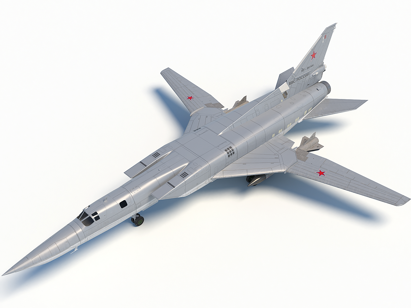 Tupolev tu 22 model - TurboSquid 1232172