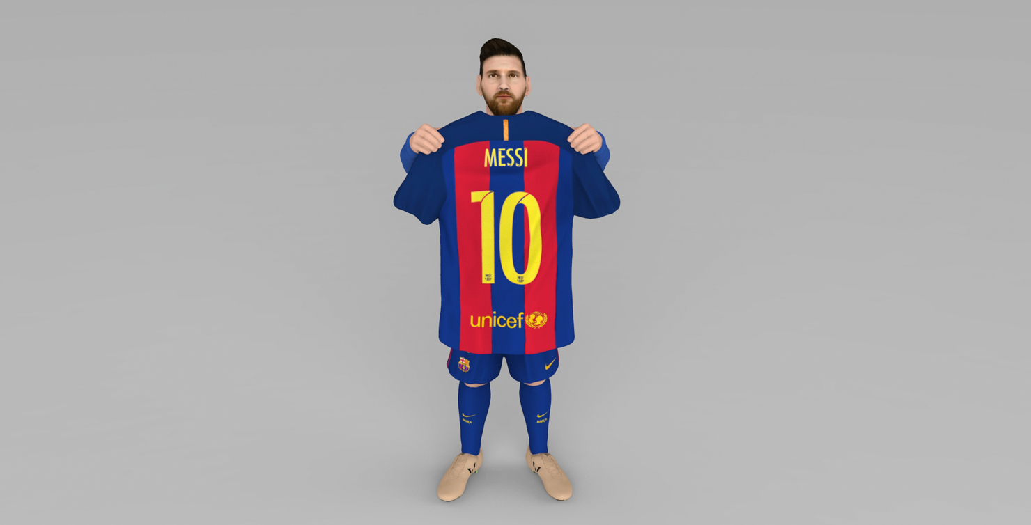 Lionel messi ready color 3D model - TurboSquid 1232315