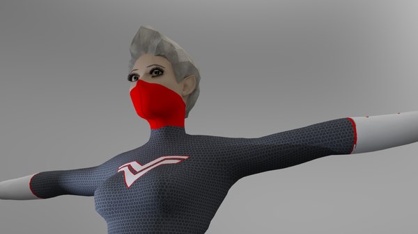 Superhero character 4k 3D model - TurboSquid 1232375