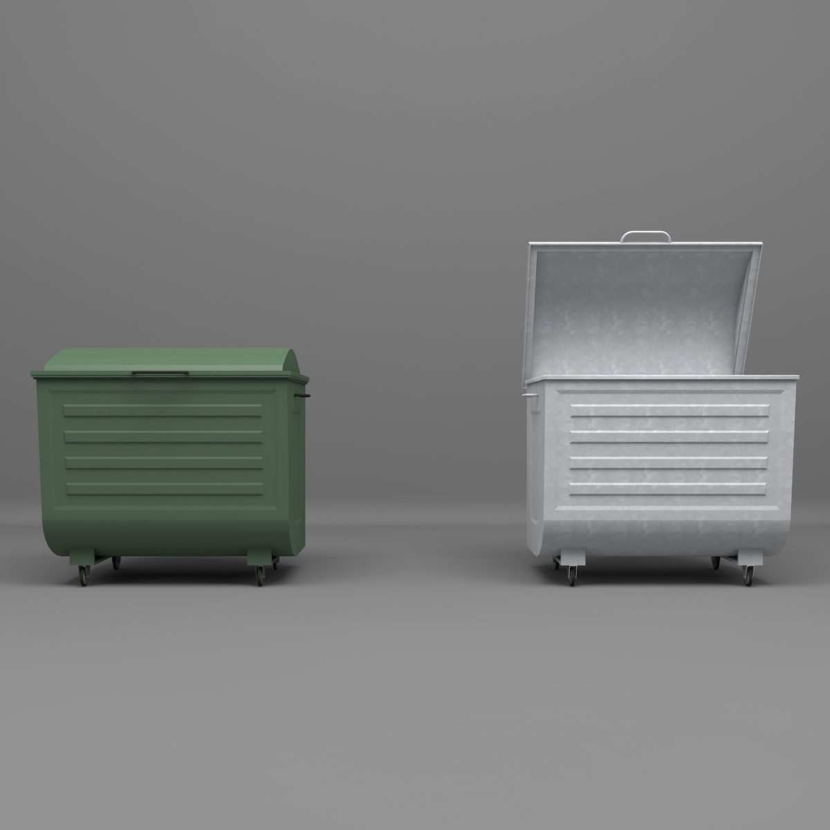 3D city garbage container - TurboSquid 1232377