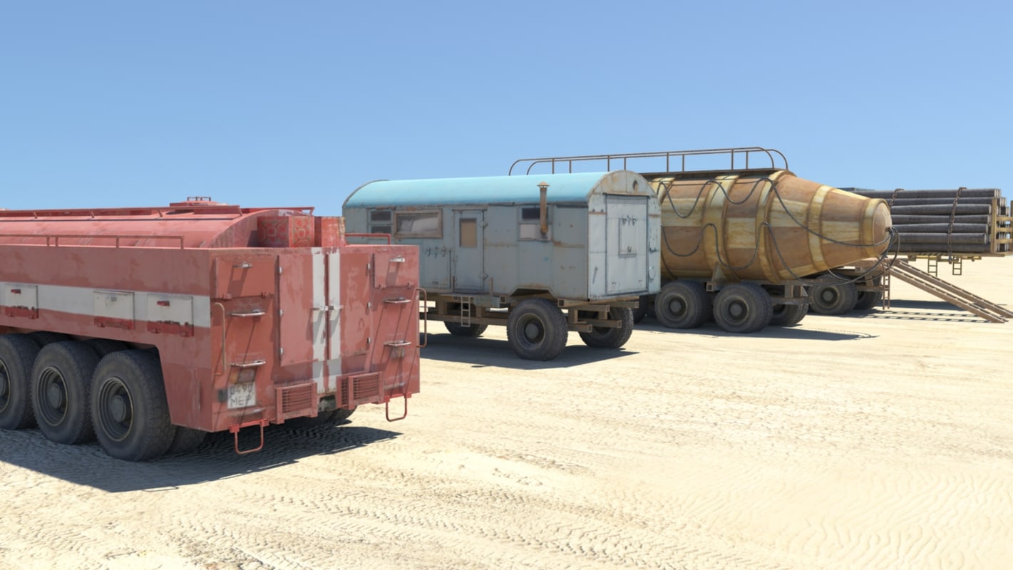 3D trailer model - TurboSquid 1232445