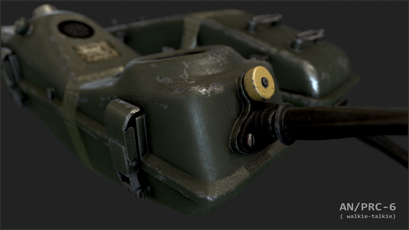 modèle 3D de Talkie-walkie AN / PRC-6 - TurboSquid 1232461