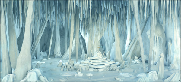 3d 25 stalagmite props cave