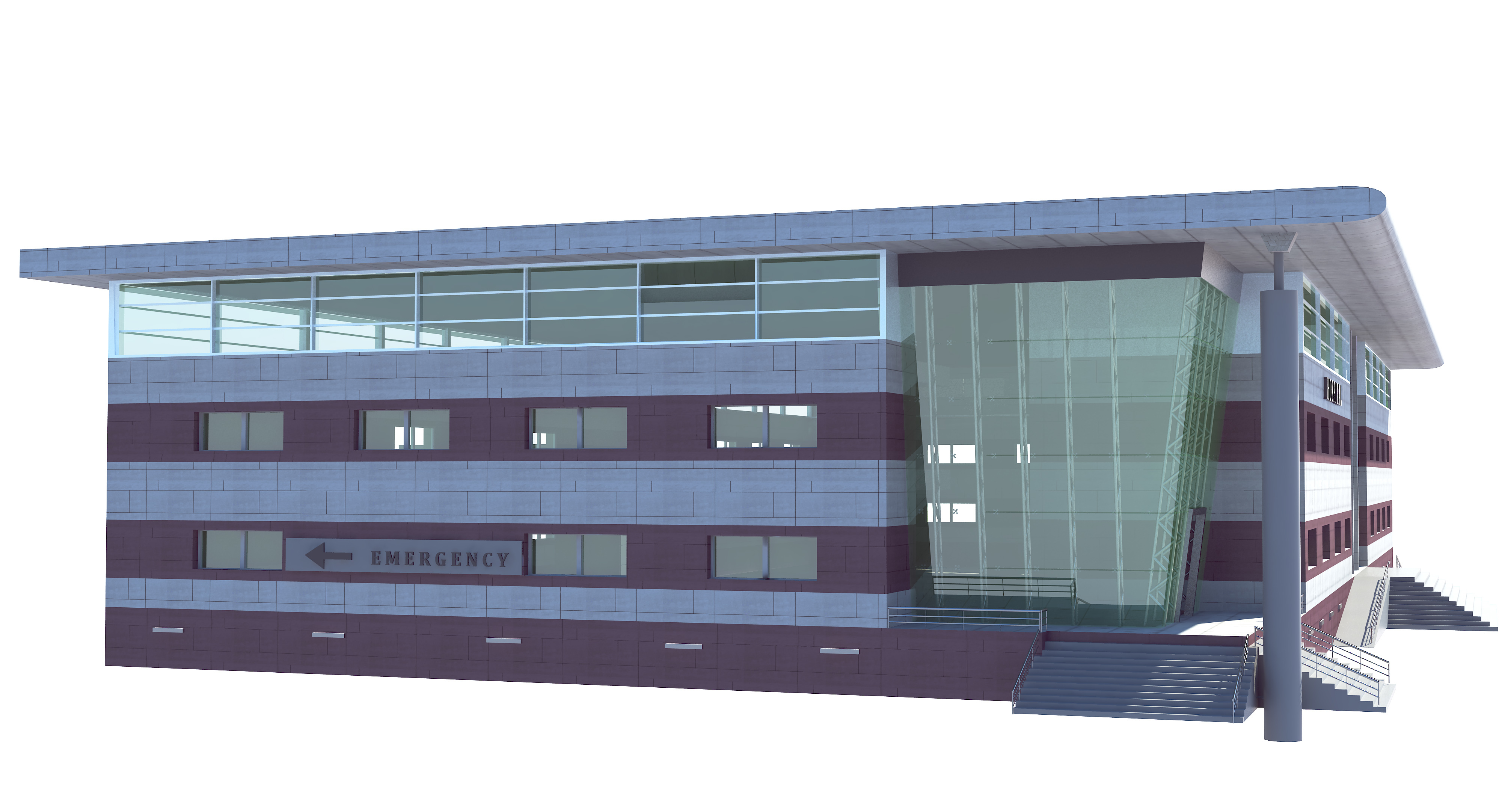 Hospital building model - TurboSquid 1232493
