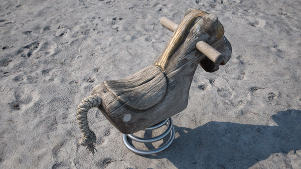 Free spring swing horse 3D model - TurboSquid 1232509