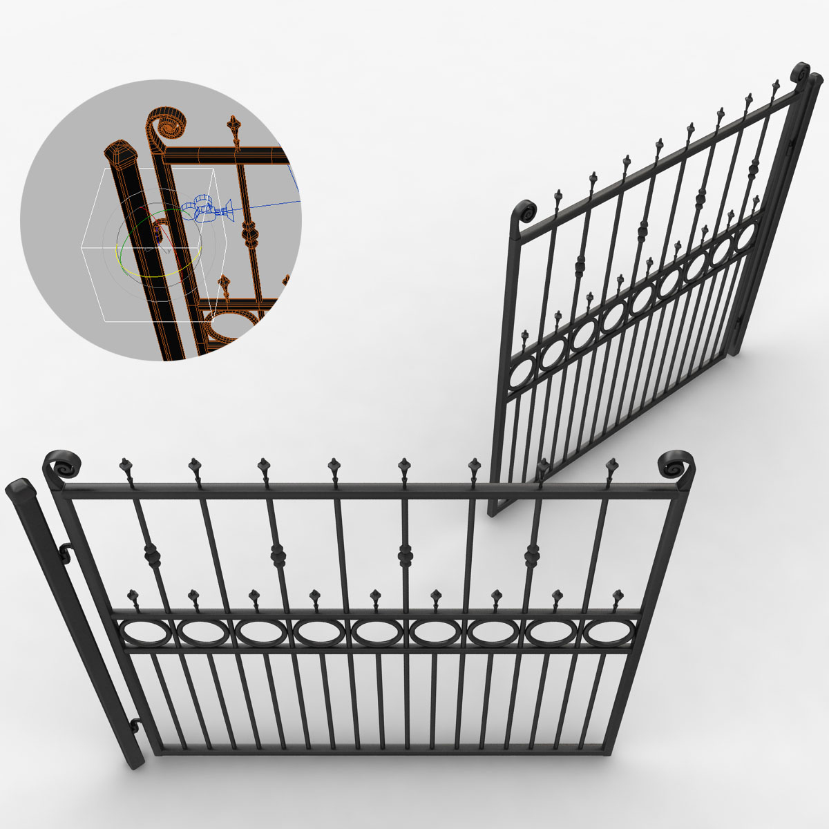 3D gates 2 animation model - TurboSquid 1232528