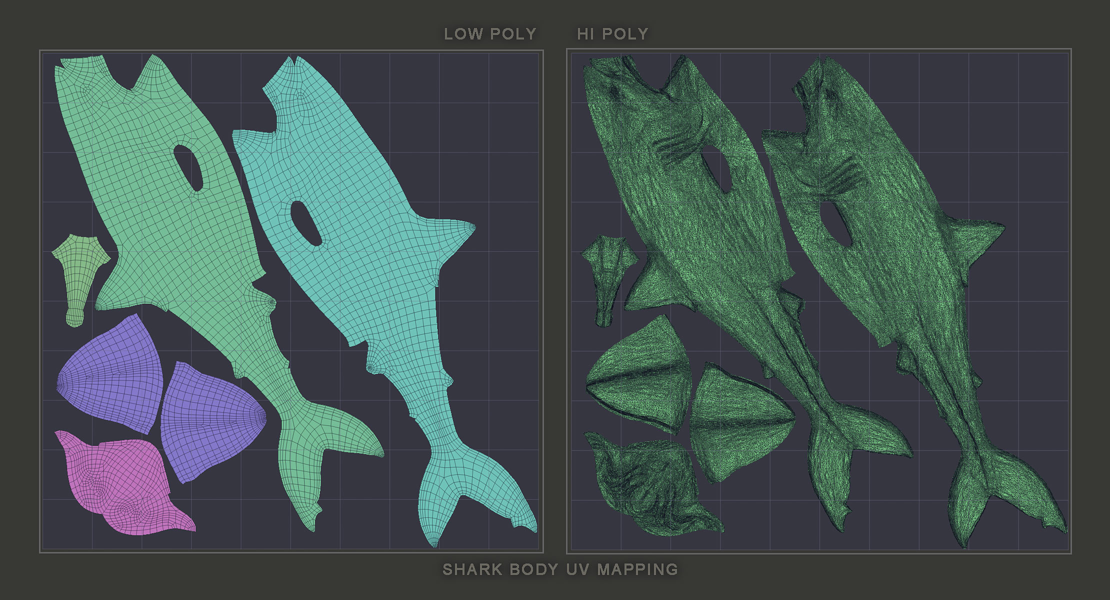 3D great white shark base mesh model - TurboSquid 1232562