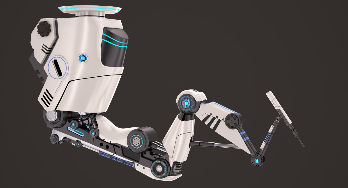 Robotic arm stylized 3D model - TurboSquid 1232603