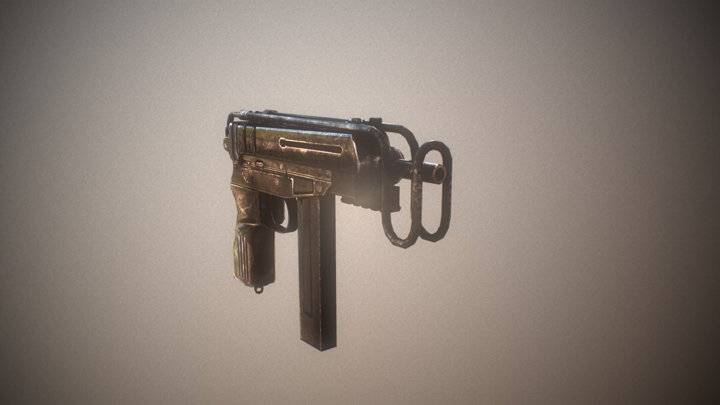 3D ready smg skorpion - - TurboSquid 1232663